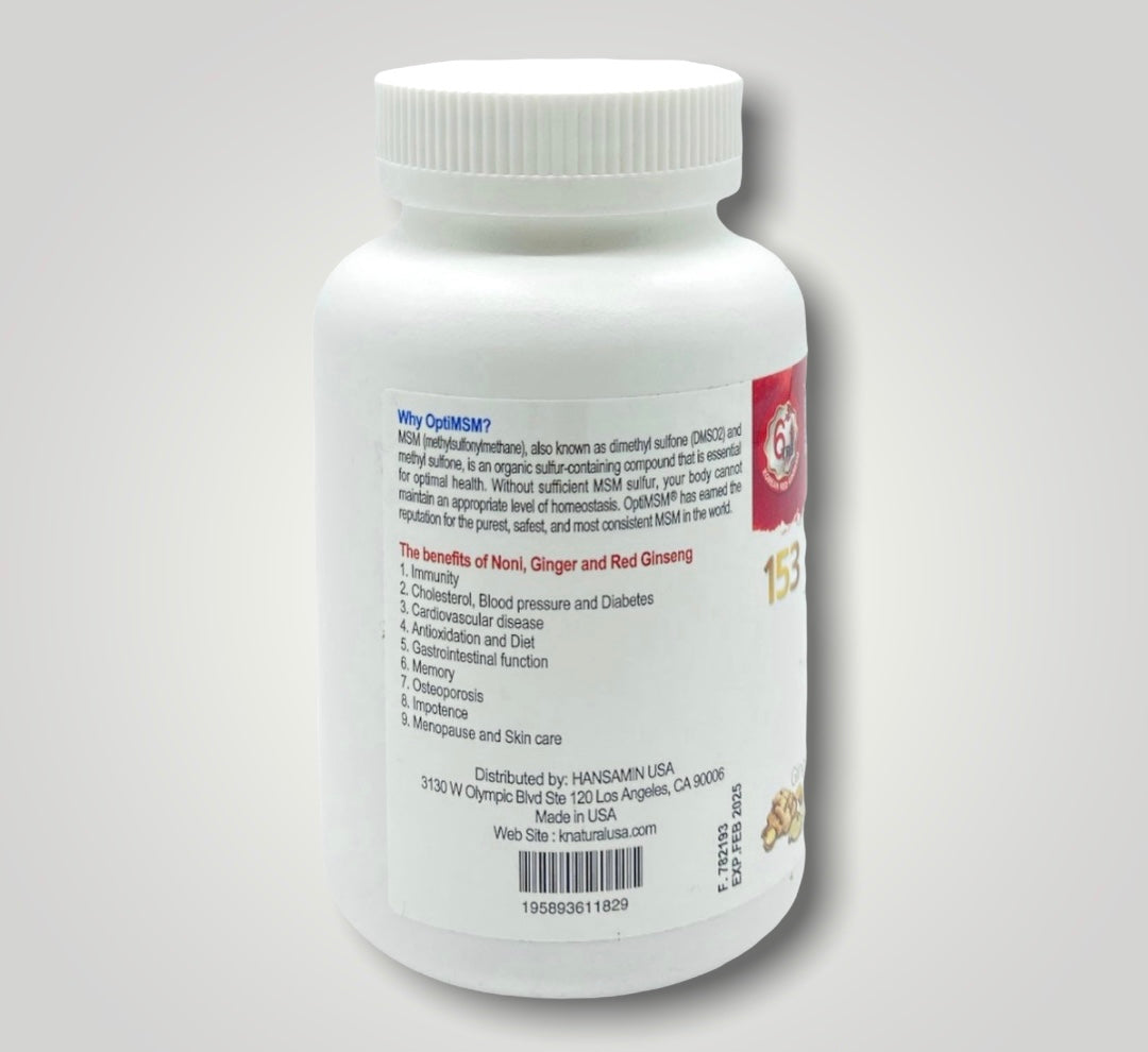 Joint MAX 180 Tablets (Noni, Ginger and Red Ginseng) – Knatural Hansamin